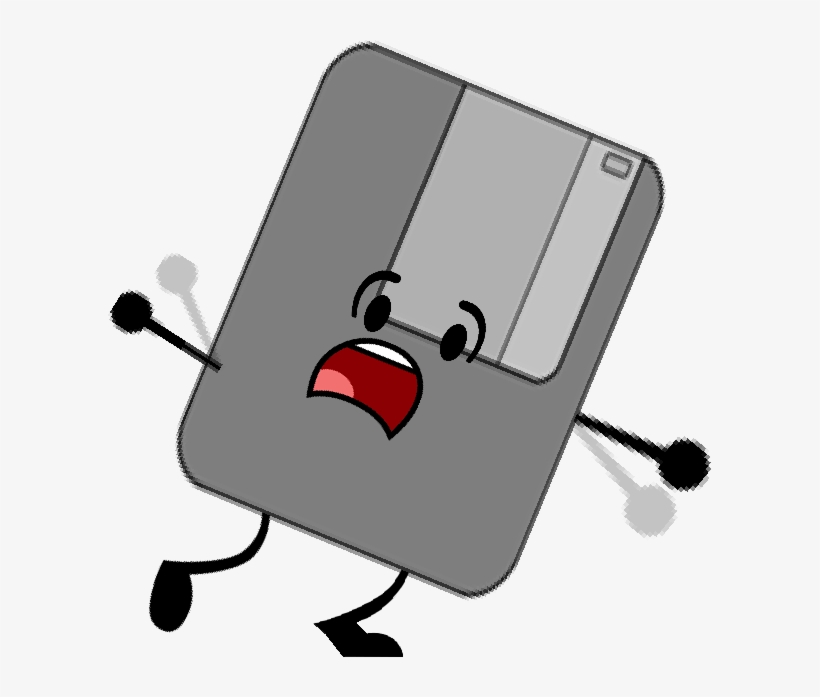 Floppy Disc Pose - Disc Bfdi - 603x617 PNG Download - PNGkit