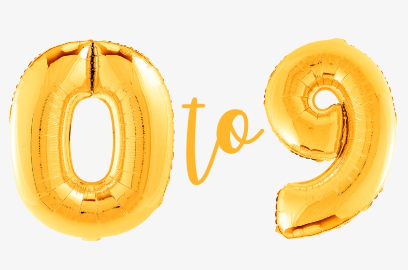 Inflated - Number - 1400x1400 PNG Download - PNGkit