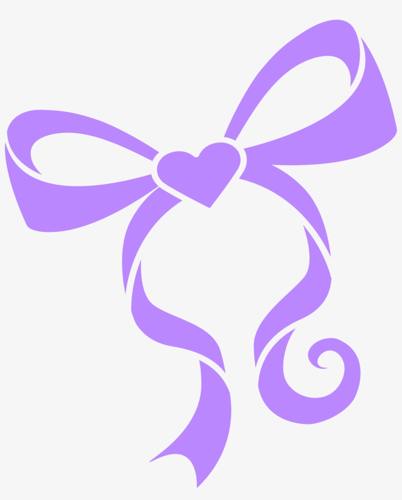 Purple Ribbon Clip Art - Purple - 1501x1795 PNG Download - PNGkit
