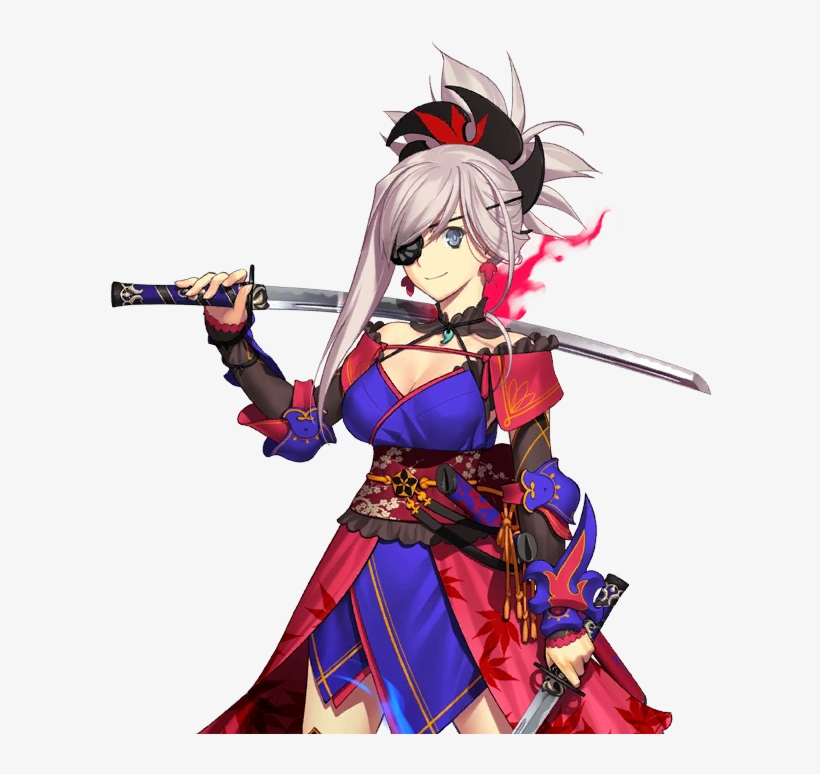 Musashi Eyepatch - Fate Grand Order Musashi - 1024x693 PNG Download ...