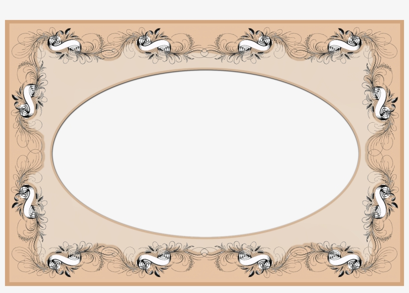 Ornate Ribbon Frame - Picture Frame - 1280x854 PNG Download - PNGkit