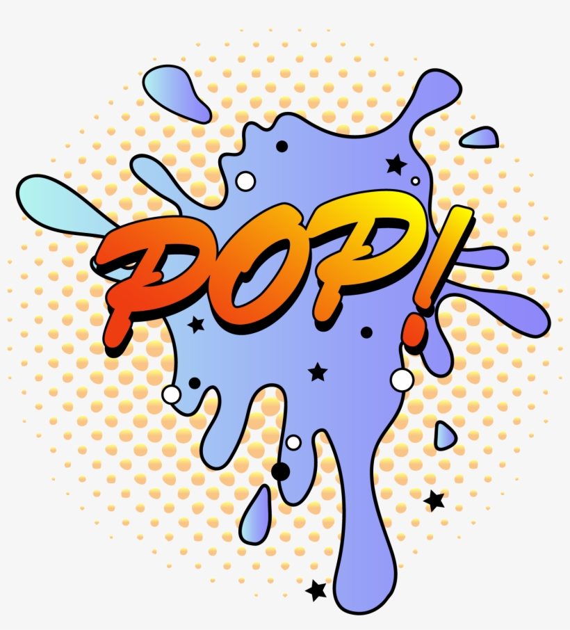 Pop Style Gradient Splash Ink Png And Vector Image - Clip Art ...