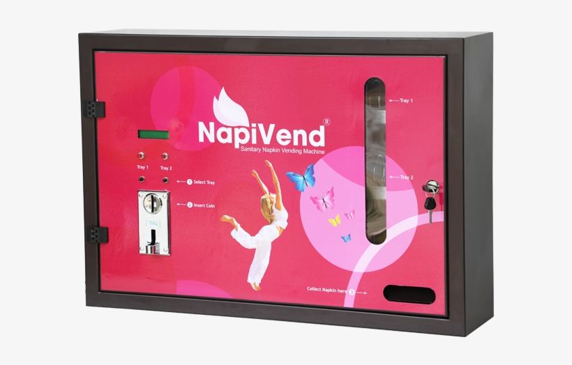 Sanitary Napkin Vending Machine Napivend - Display Device - 834x473 PNG ...