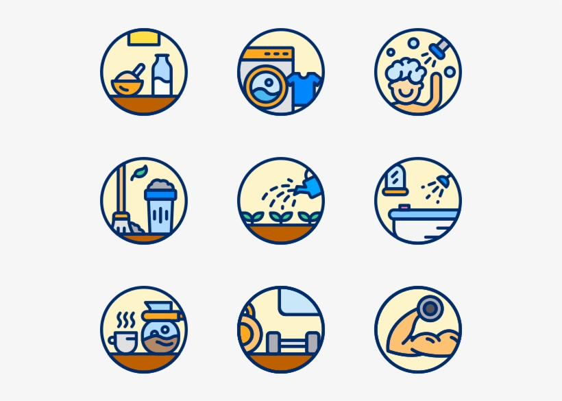 Morning Routine - Emblem - 600x564 PNG Download - PNGkit