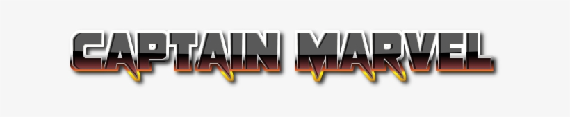 Download Transparent Captain Marvel Logo Big - Orange - PNGkit