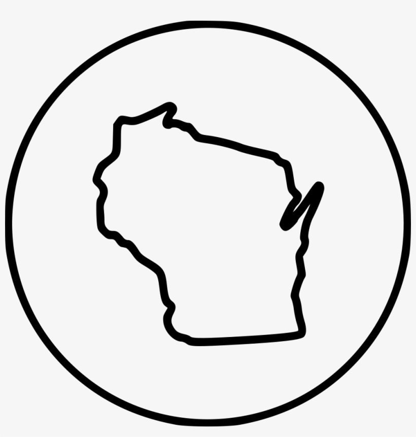 Png File - Line Drawing Of Wisconsin - 980x982 PNG Download - PNGkit