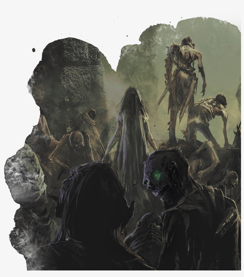 Undead - Illustration - 1000x1087 PNG Download - PNGkit