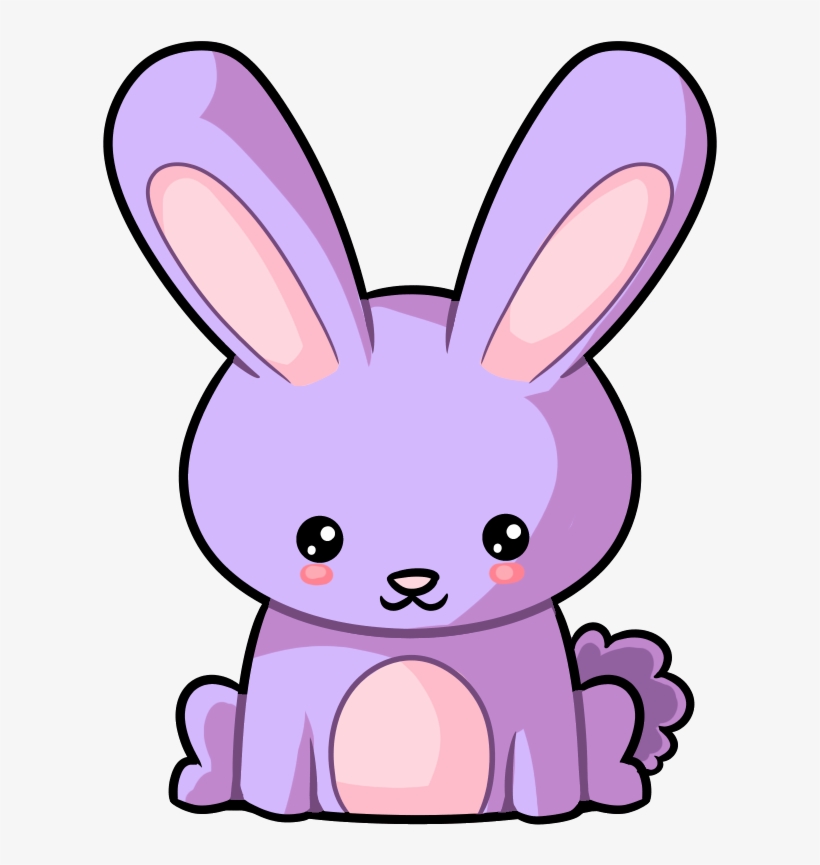 Purple Easter Bunny - Domestic Rabbit - 800x800 PNG Download - PNGkit
