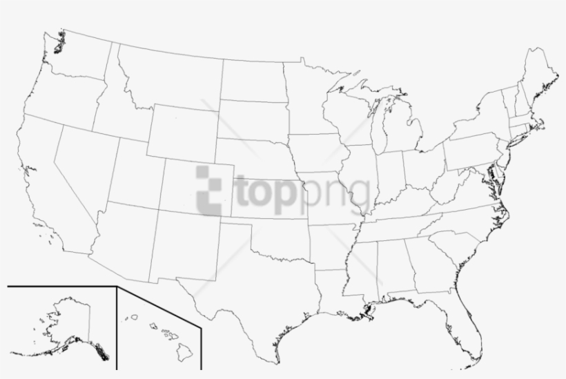 Blank Us Map