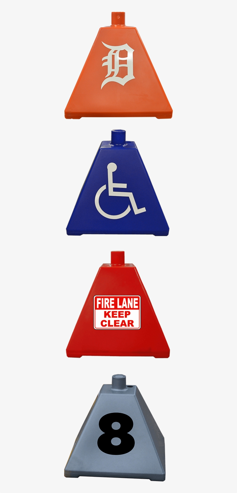 Pyramid Sign Base With Decals - Sign - 558x1674 PNG Download - PNGkit