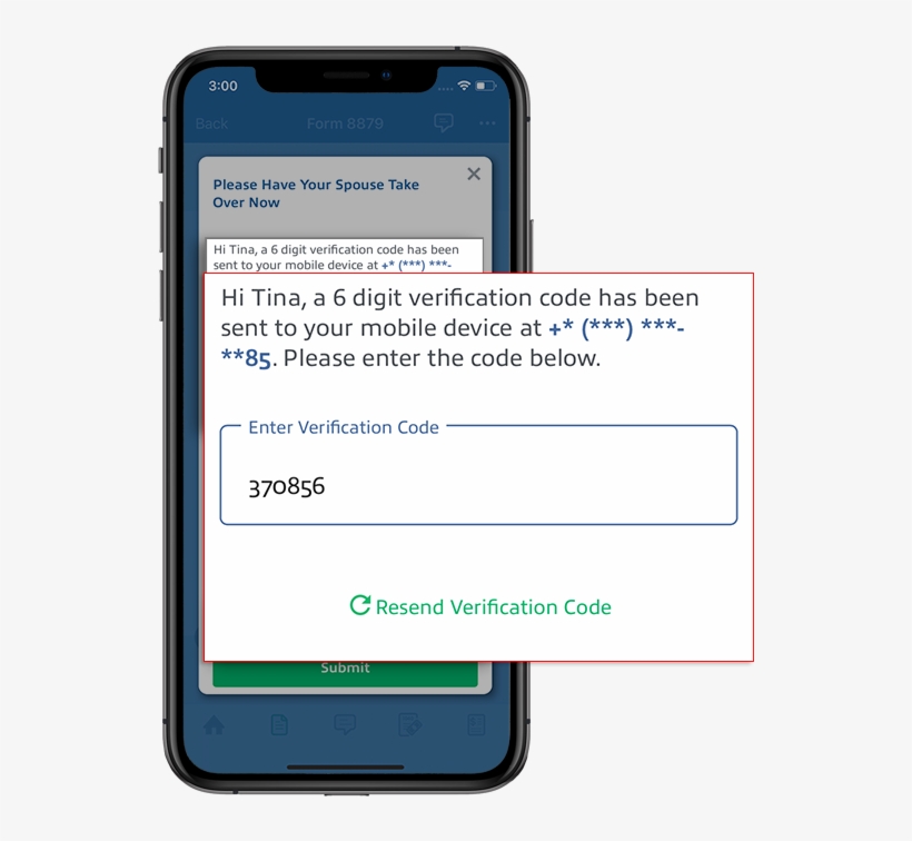 Enter Verification Code - Smartphone - 548x678 PNG Download - PNGkit
