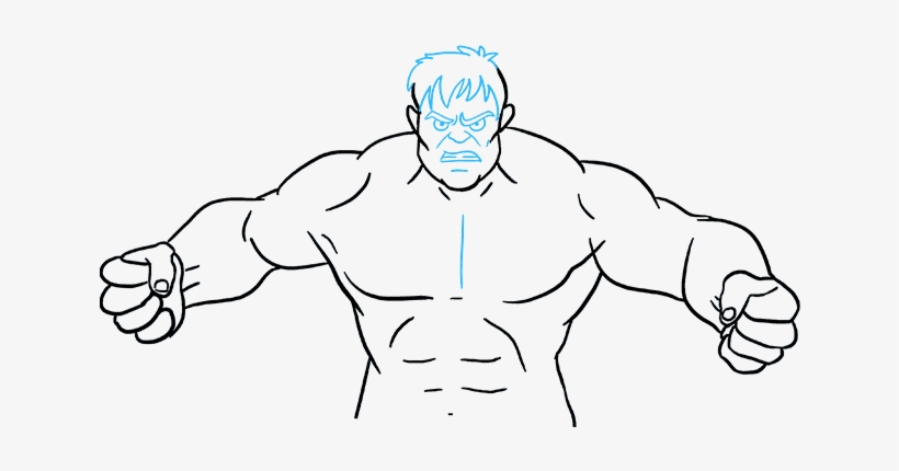 Easy Hulk Drawings