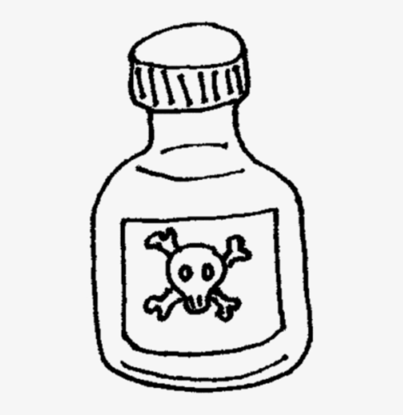 Poison Sketch - Line Art - 499x800 PNG Download - PNGkit