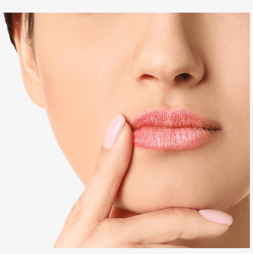 Woman Pointing To Mouth - Lip Gloss - 864x814 PNG Download - PNGkit