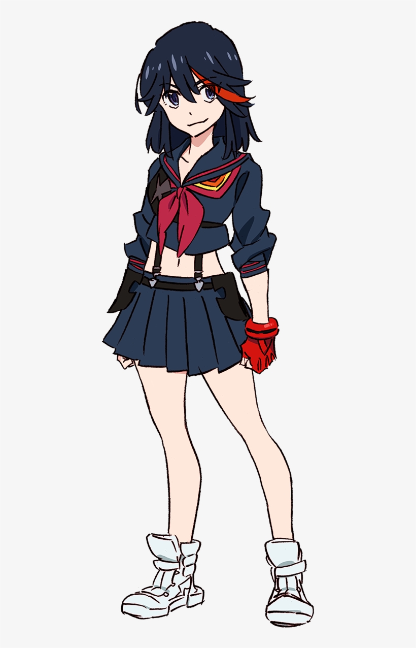 Ryūko Matoi - Kill La Kill Ryuko Character Design - 800x1195 PNG Download - PNGkit