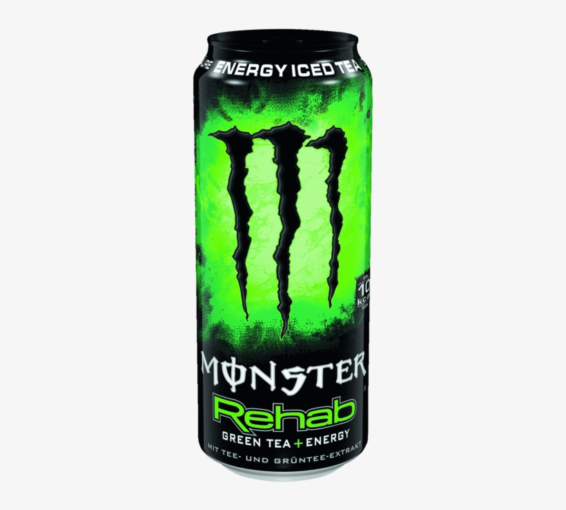 Monster Rehab "green Tea" Dpg - Monster Rehab Lemonade - 800x800 PNG ...