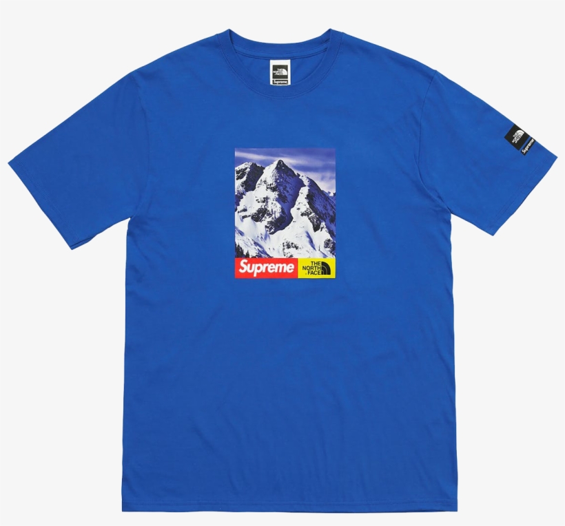 Supreme X Tnf Tee - 1134x1000 PNG Download - PNGkit