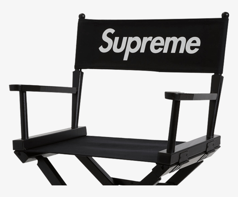 S Chair "ss - Black Supreme Directors Chair - 1000x600 PNG Download ...
