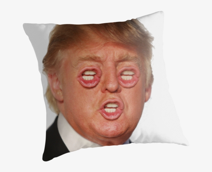 Donald Trump With Mouth For Eyes - Donald Trump - 875x875 PNG Download ...