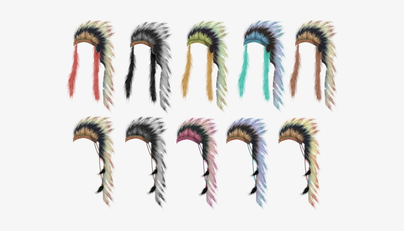 Download Transparent Indian Feather Headpiece - Feather - PNGkit