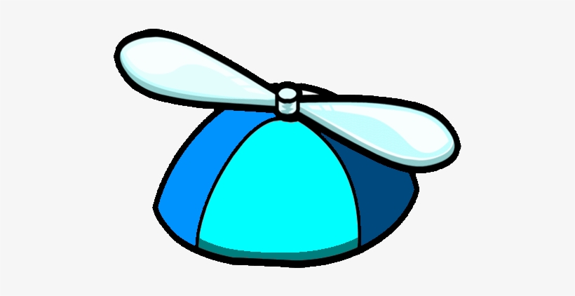 Sky Blue Propeller Hat - Club Penguin Custom Items - 640x345 PNG ...