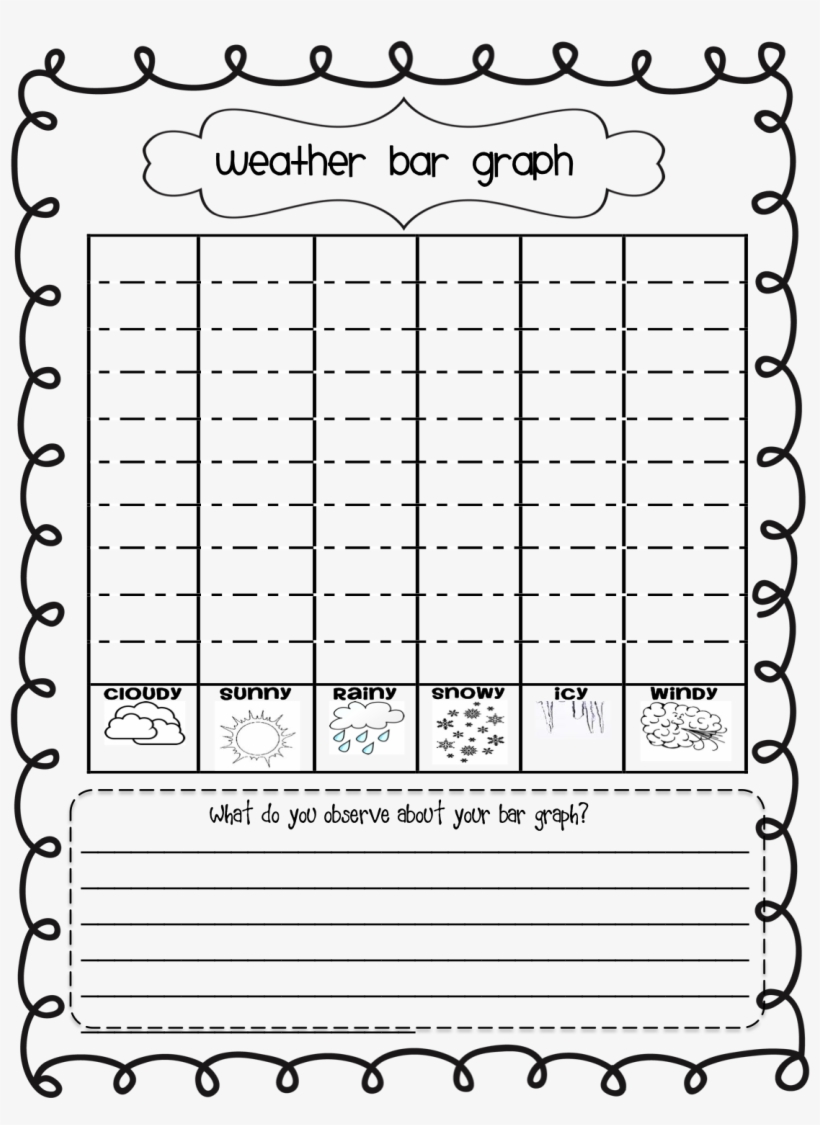 This Weather Bar Graph Will Be Used During Our Math - Weather Graph 1st ...