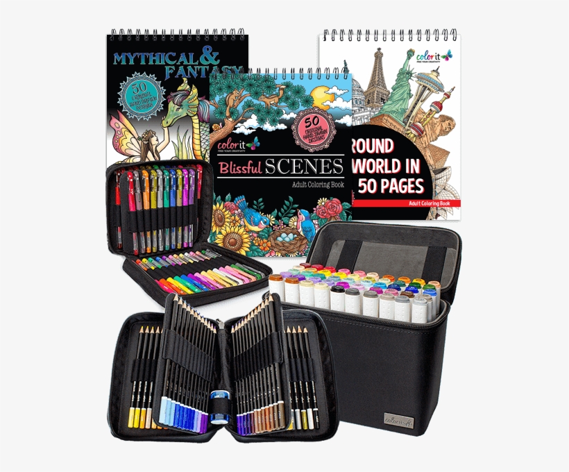Colorit Great Escape Bundle - Colorit Colored Pencil Set Of 72 ...