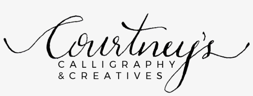 Courtney's Calligraphy & Creatives - Calligraphy - 864x287 PNG Download ...