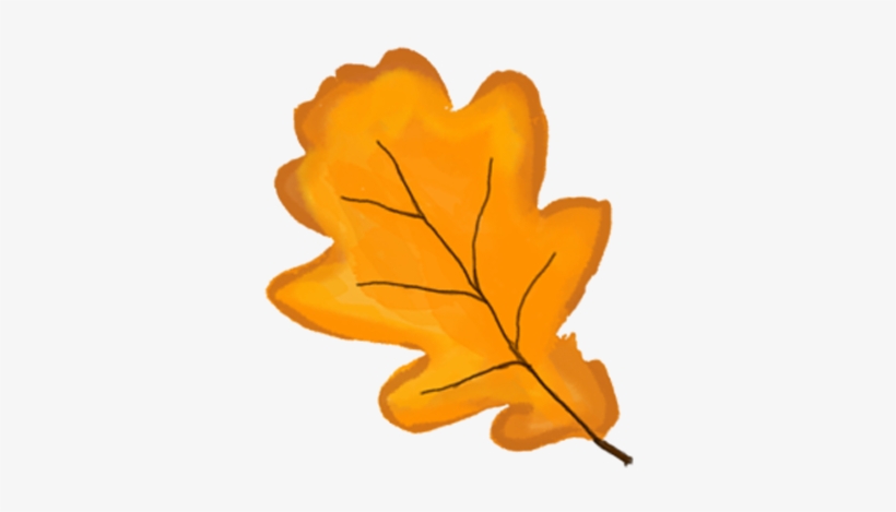Yellow Painted Fall Leaf Clip Art - Clip Art Fall Leaf Transparent ...