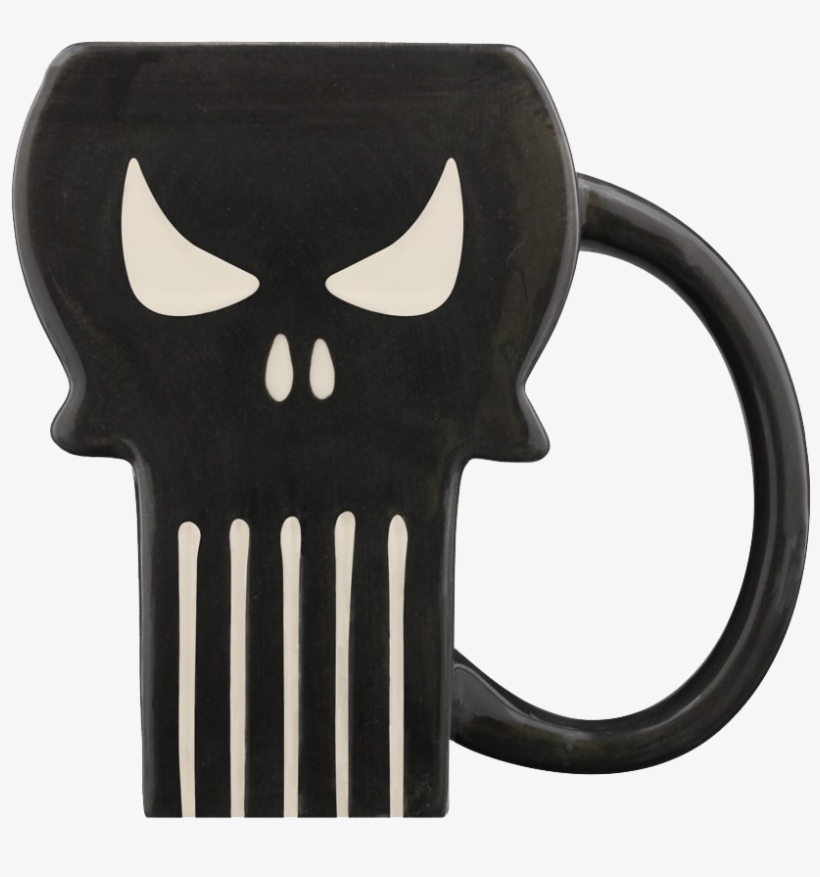 Punisher - Marvel Comics The Punisher Moulded Mug - 824x808 PNG ...