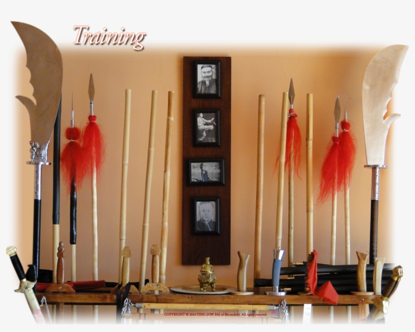 Display Of Kung Fu Weapons At Ying Jow Pai Kung Fu - Kung Fu Weapons ...