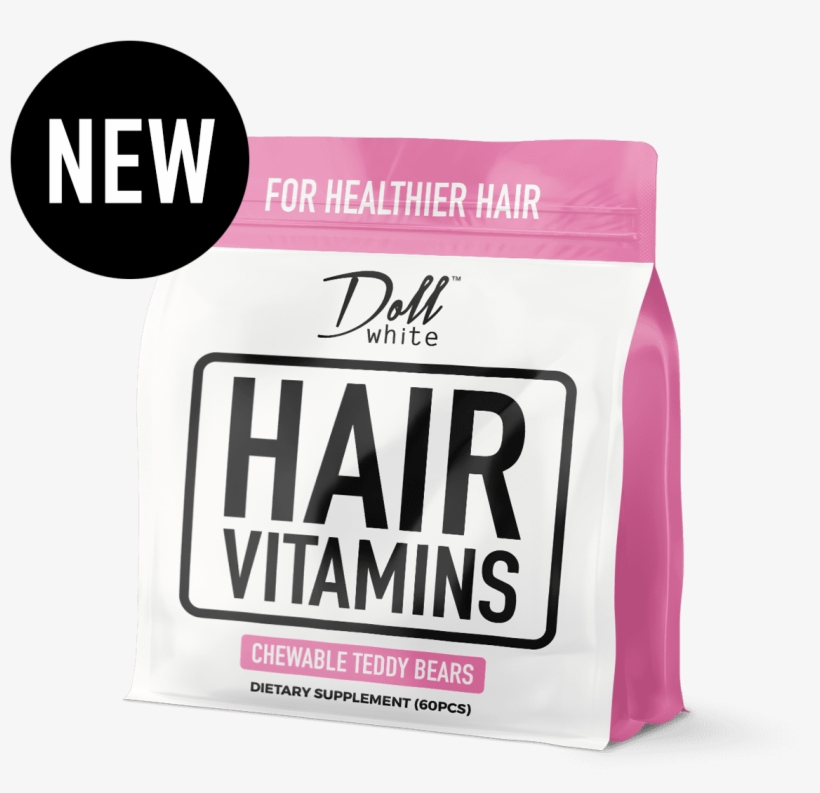 Chewable Hair Vitamins - Pink Hair Vitamins - 1200x1200 PNG Download ...