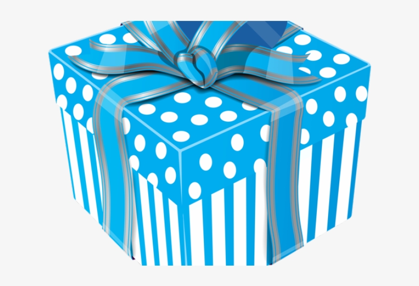 Birthday Present Clipart Wrapping A Present - Cute Gift Box Png ...