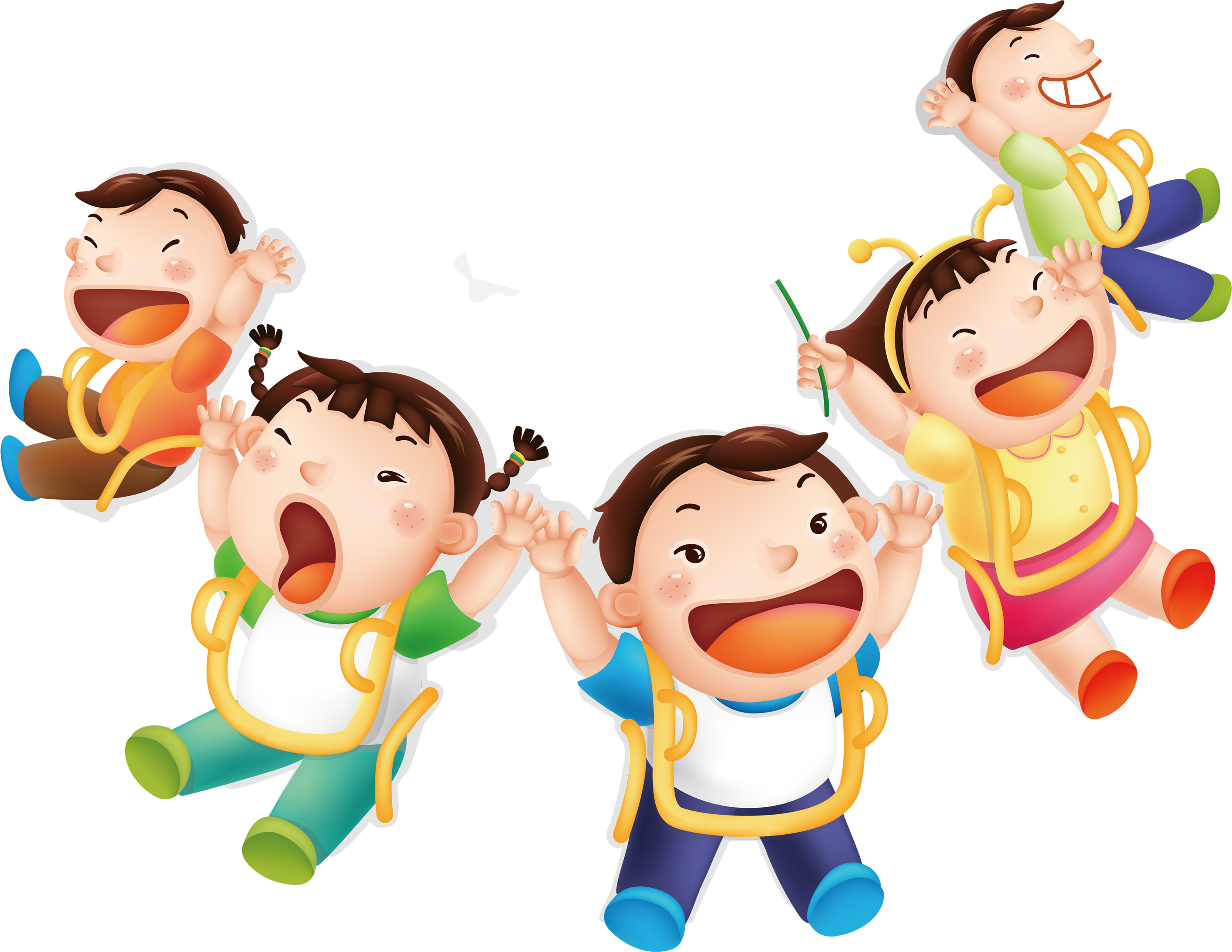 Download Transparent Cartoon Child Boy Illustration - Kids Elements Png ...