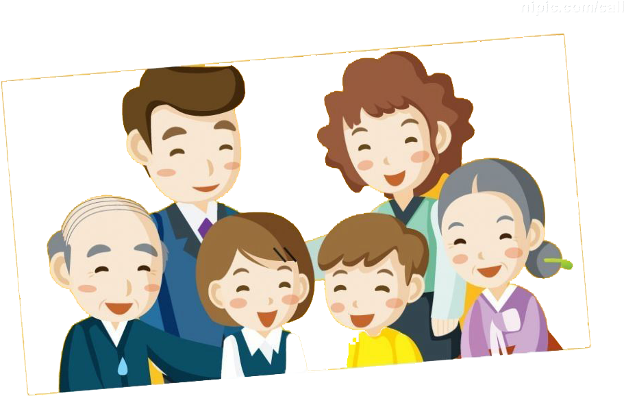 Download Transparent Family Cartoon Child - Happy Family Cartoon ...