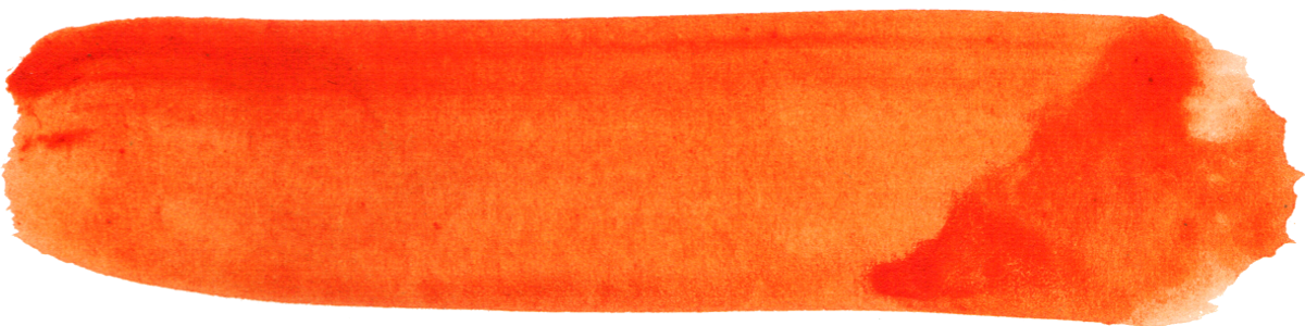 Download Brushstroke Vector Pencil Stroke - Orange Watercolor Brush Png ...