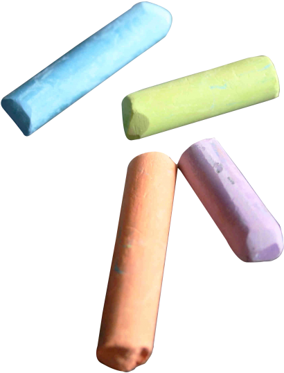 Download Transparent Color Chalk Pieces Png Transparent Image - Chalk ...