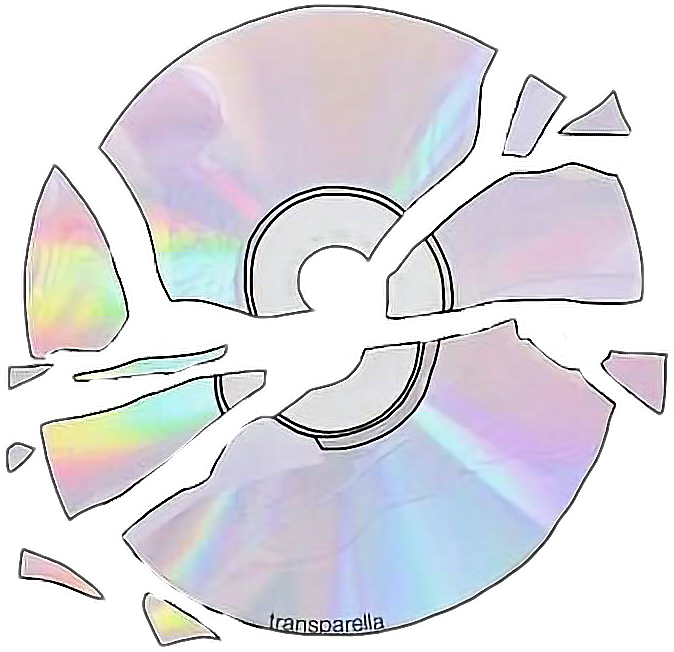 Download Transparent Aesthetic Pastel Pastelaeathetic Broken Cd Grunge ...