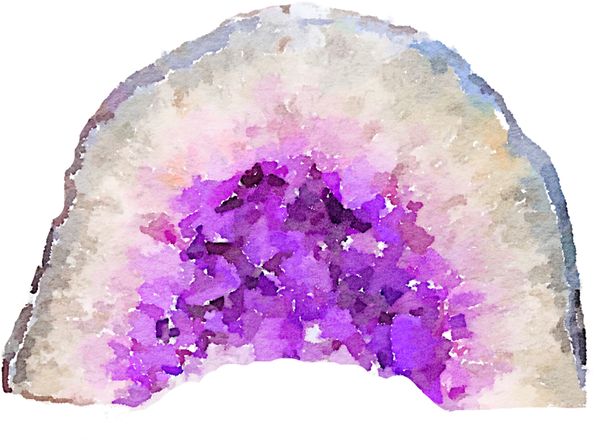 Download Clip Library Library Geode Drawing Watercolor - Geode ...