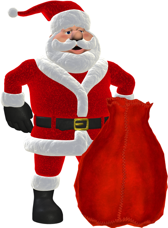 Download Santa Claus 3 Clip Art Library Library - Santa Claus - Full ...