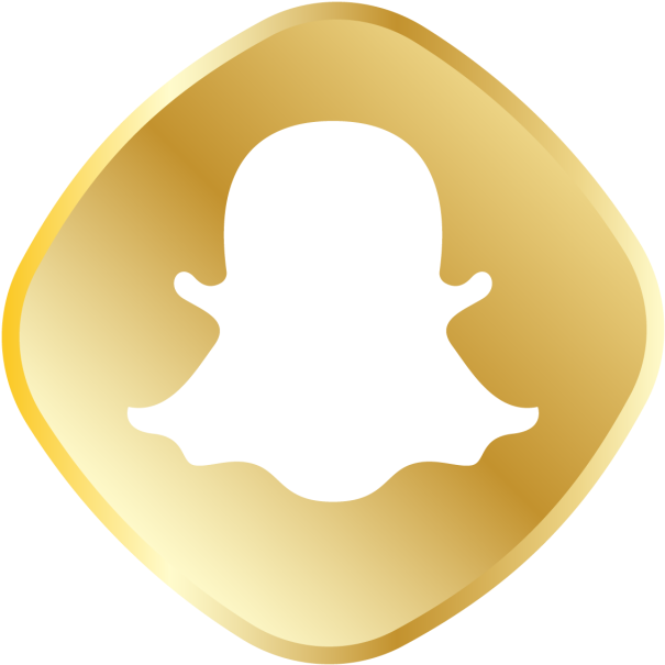 Download Golden Snapchat Icon, Royal, Golden, Icon Set Png And - Icon ...