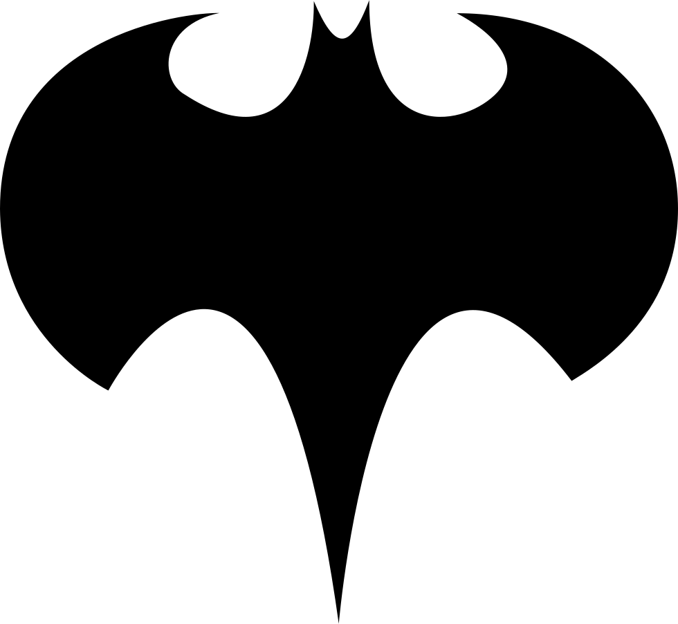 Download Batman Logo Silhouette - Batman Logo - Full Size PNG Image ...