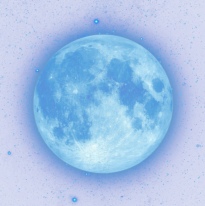 Download Blue Moon - Full Size PNG Image - PNGkit