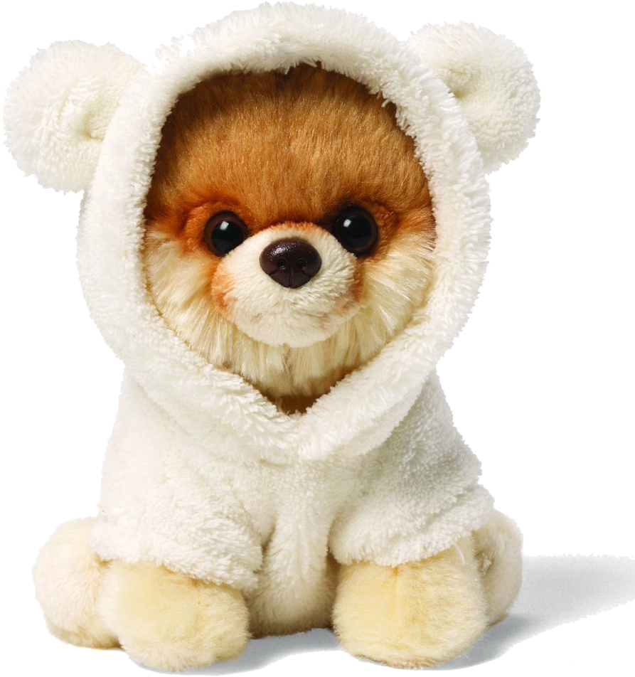Download Boo Dog Png Clipart - Itty Bitty Boo In Bear Suit - Full Size ...
