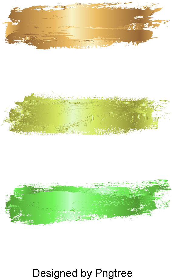 Download Vector Painted Gold Foil, Vector, Gold, Brushwork Png ...