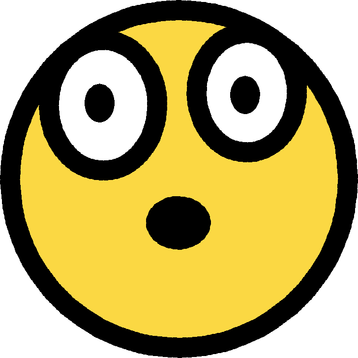 Download Shocked Smily Face - Shocked Smiley Face - Full Size PNG Image ...