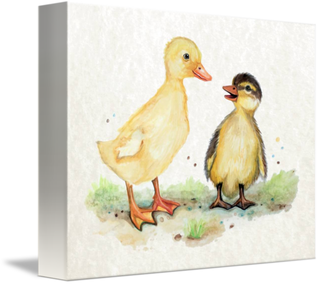 Download Little Duckling Friends In Watercolor By Cheryl Marie ...
