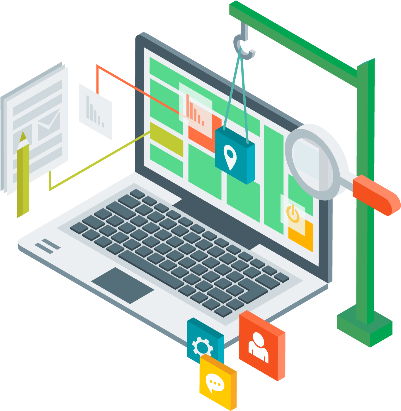 Download Custom Ui Flat - Desarrollo De Sitio Web - Full Size PNG Image ...