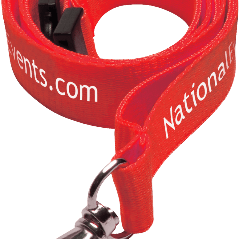 Download Png Black And White Stock Nametag Printed Lanyards - Lanyard ...