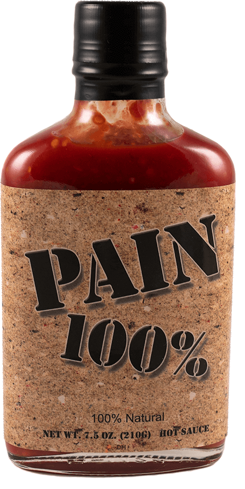Download Pain Is Good Pain 100% Hot Sauce - Hot Sauces Pain 100% Hot ...